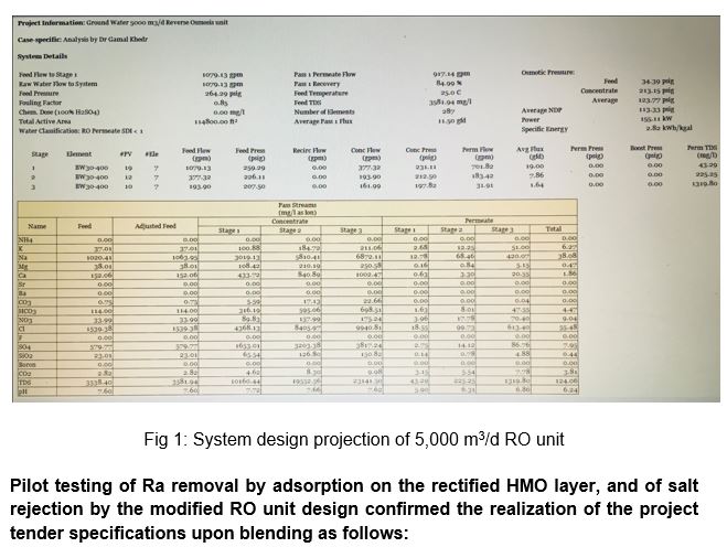Investigation of a Case of Failure of a Reverse Osmosis Project – Water ...